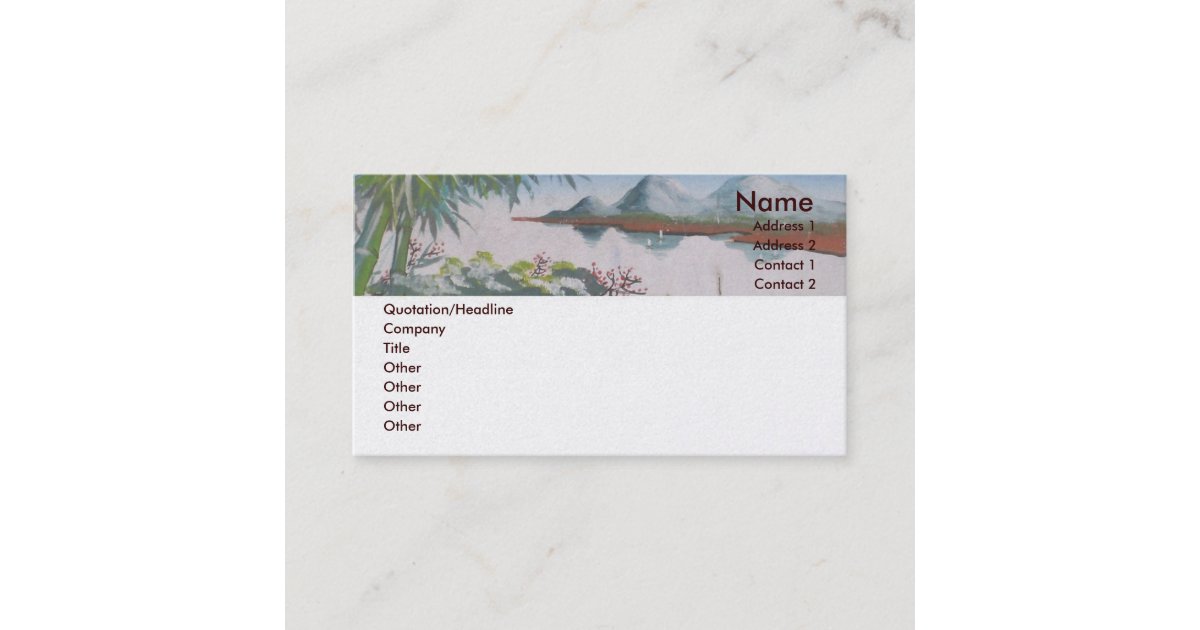 Beijing Business Card | Zazzle