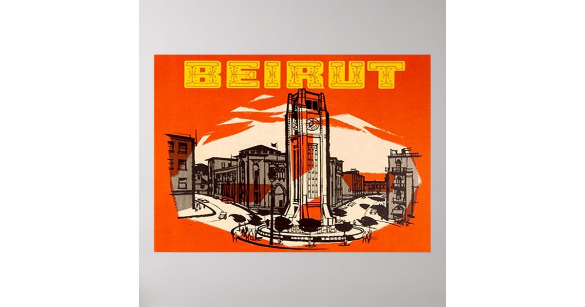 BEIRUT POSTER | Zazzle