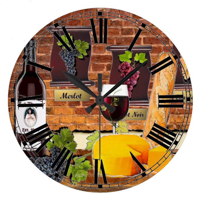 Beko Vineyard Wine Clock | Zazzle.com