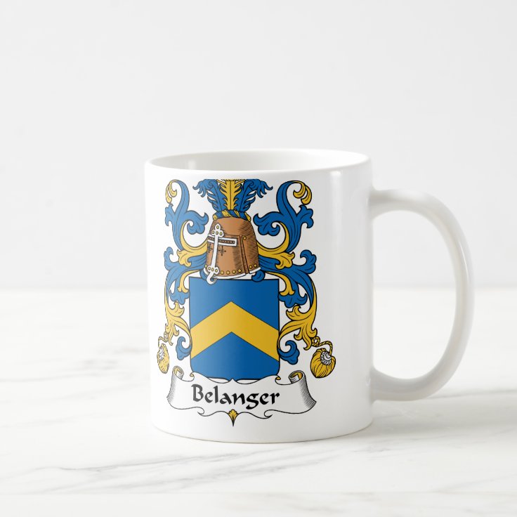 Belanger Family Crest Coffee Mug | Zazzle
