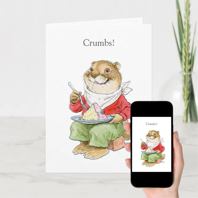 Belated Birthday Muskrat Card | Zazzle