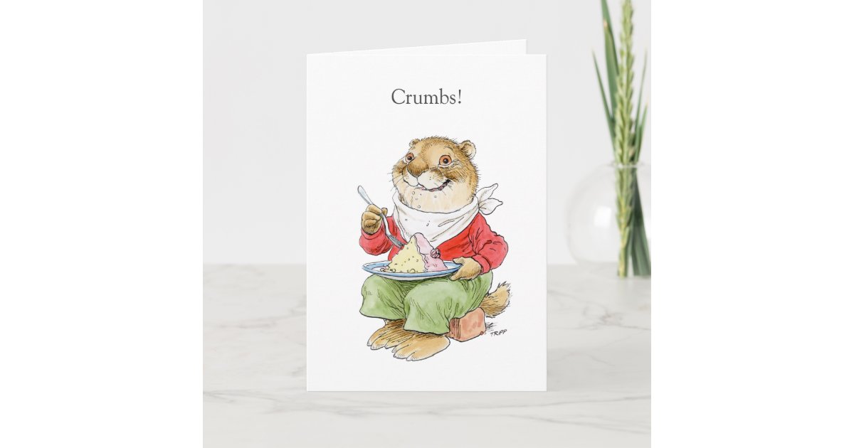 Belated Birthday Muskrat Card | Zazzle
