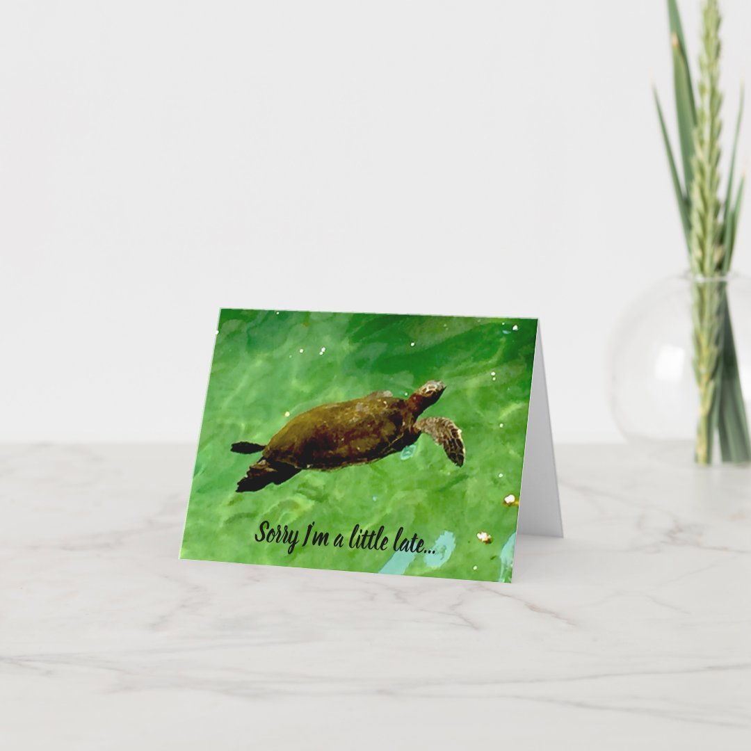 Belated Thank You Card | Zazzle