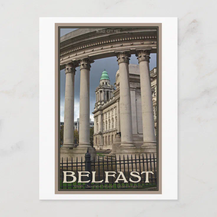 Belfast City Hall Postcard | Zazzle