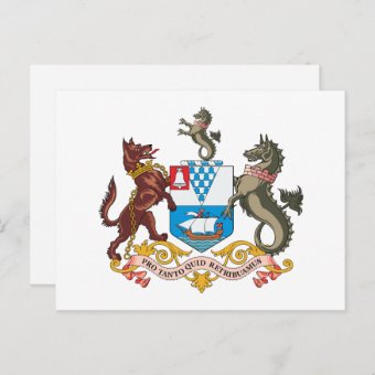 Belfast Coat of Arms Postcard | Zazzle