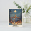Belfast Winter Night scene Postcard | Zazzle