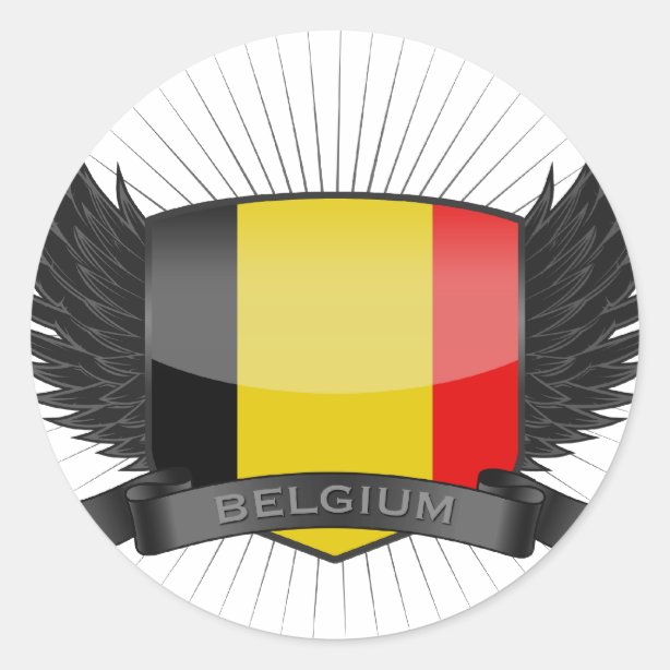 Belgian Flag Stickers - 100% Satisfaction Guaranteed | Zazzle