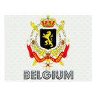 Belgian Emblem - Coat of Arms of Belgium Postcard | Zazzle.com