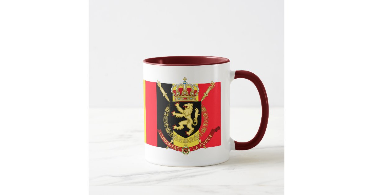 belgium emblem mug | Zazzle
