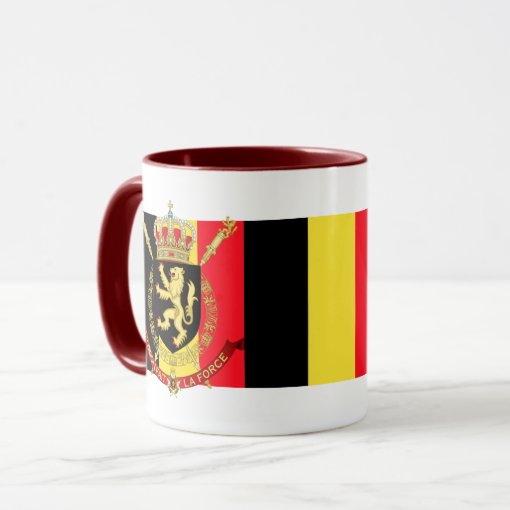 belgium emblem mug | Zazzle
