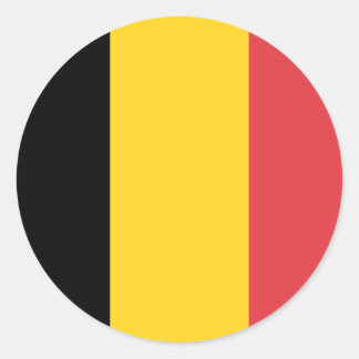 Belgian Flag Stickers | Zazzle