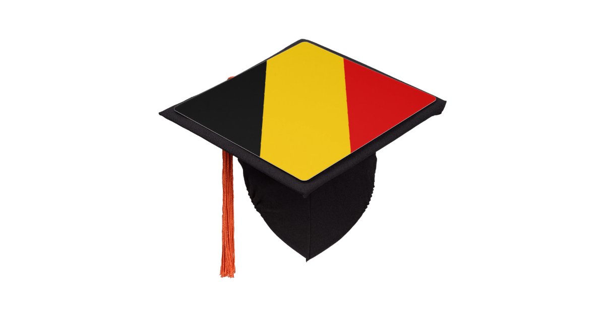 Belgium flag graduation cap topper | Zazzle
