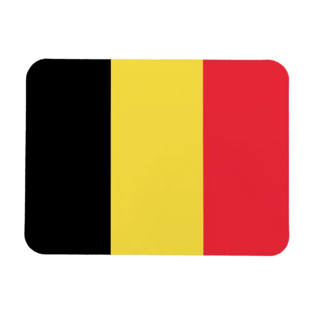 Belgium Flag Magnet | Zazzle