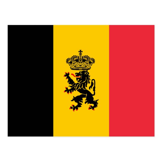 Belgium State Flag Postcard | Zazzle.com