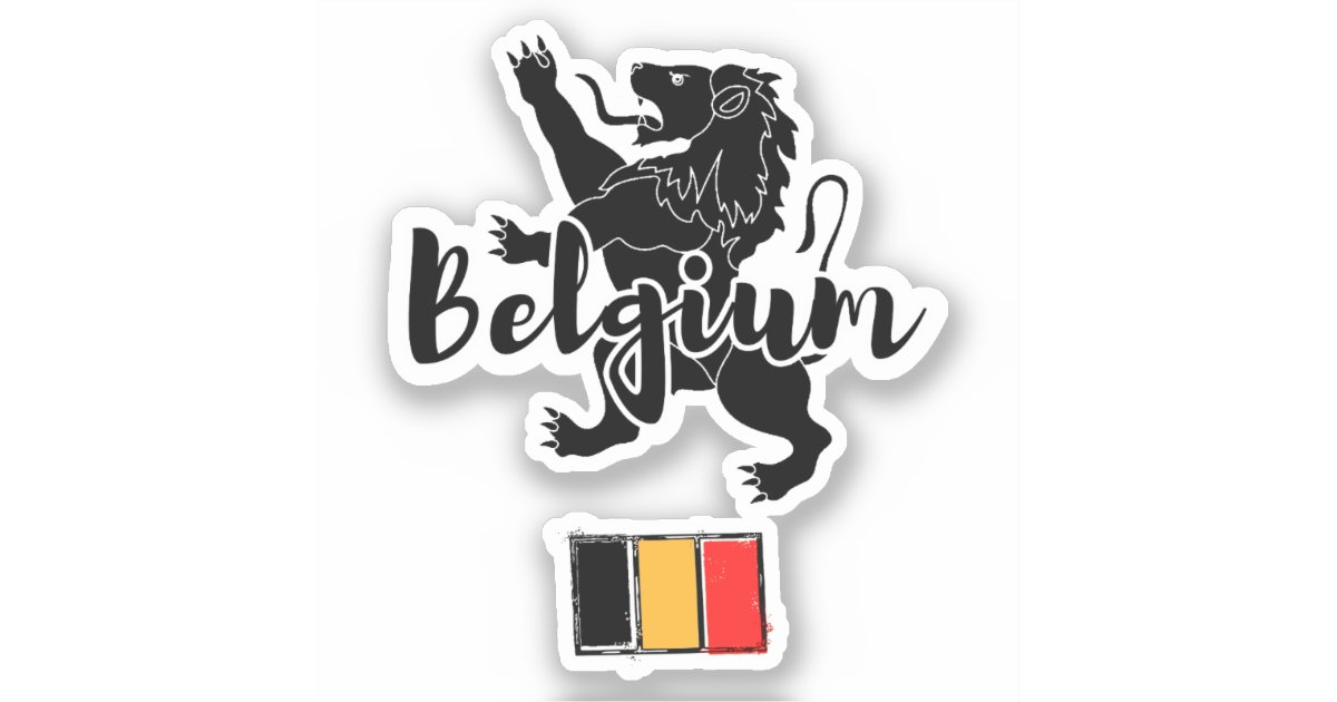 Belgium sticker | Zazzle