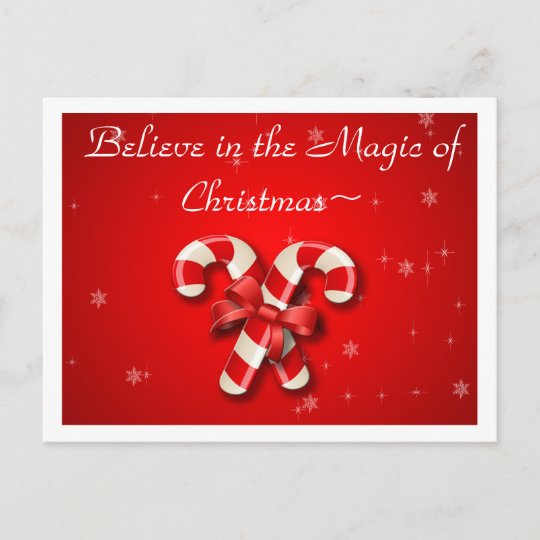 Believe in the Magic of Christmas Inmate Post Card | Zazzle.com