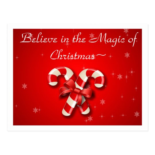Believe in the Magic of Christmas Inmate Post Card | Zazzle.com