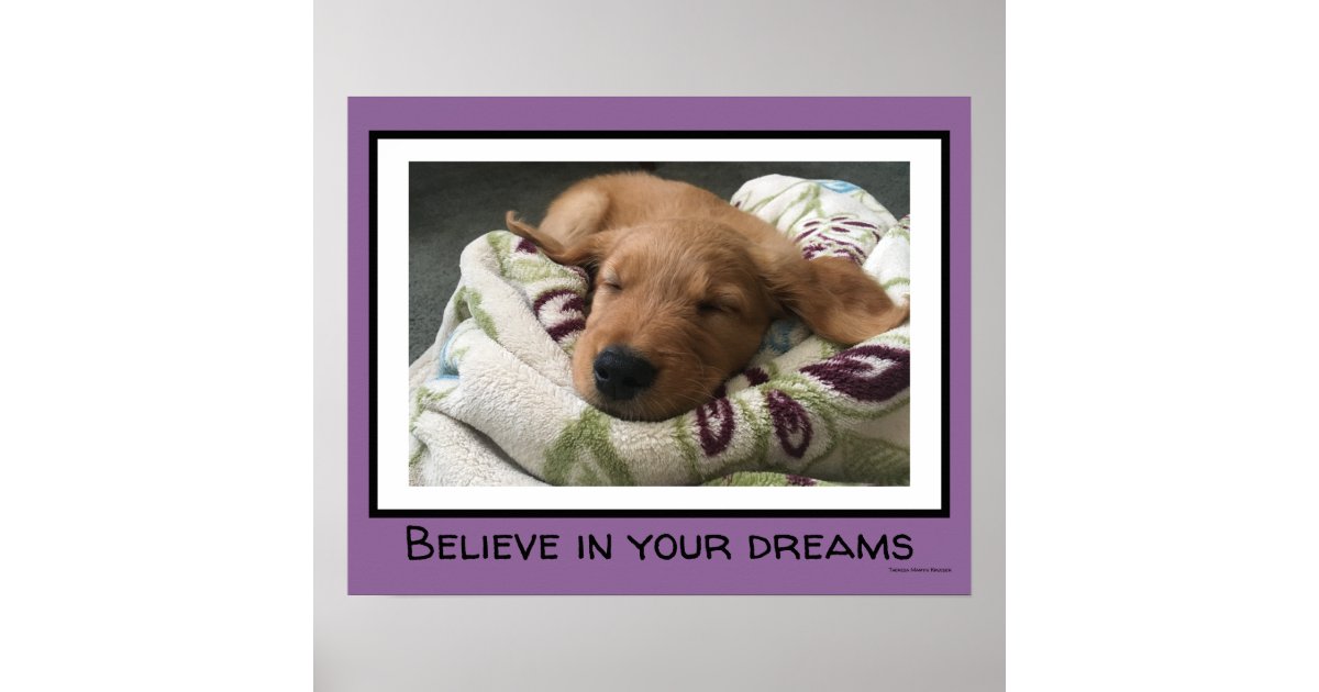 Believe in Your Dreams Poster | Zazzle.com