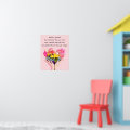 Believe in Yourself Inspirational Quote Flowers Poster | Zazzle