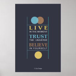 Believe Inspirational Spiritual Quote Poster | Zazzle