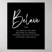 Believe Poster | Zazzle