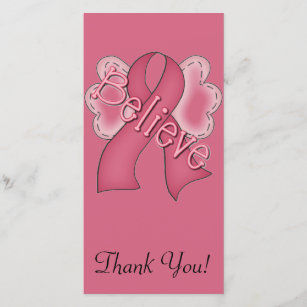 104+ Breast Cancer Thank You Cards | Zazzle