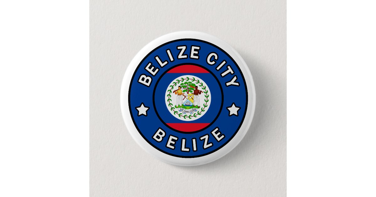 Belize City Belize Button | Zazzle