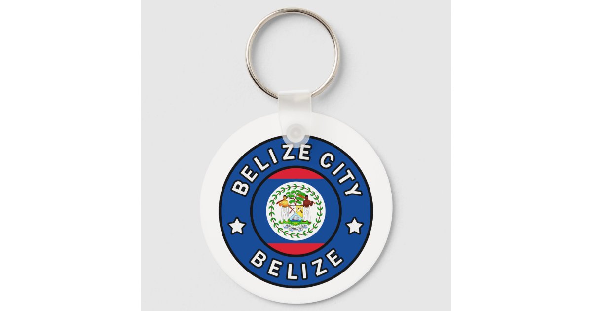Belize City Belize Keychain | Zazzle