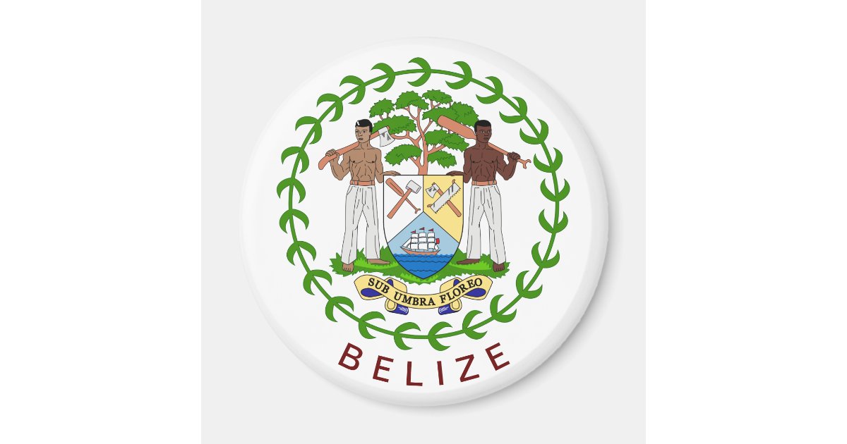 Belize Coat of Arms Magnet | Zazzle