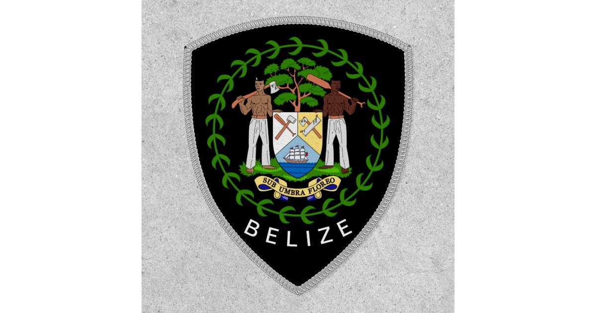 Belize Coat of Arms Patch | Zazzle