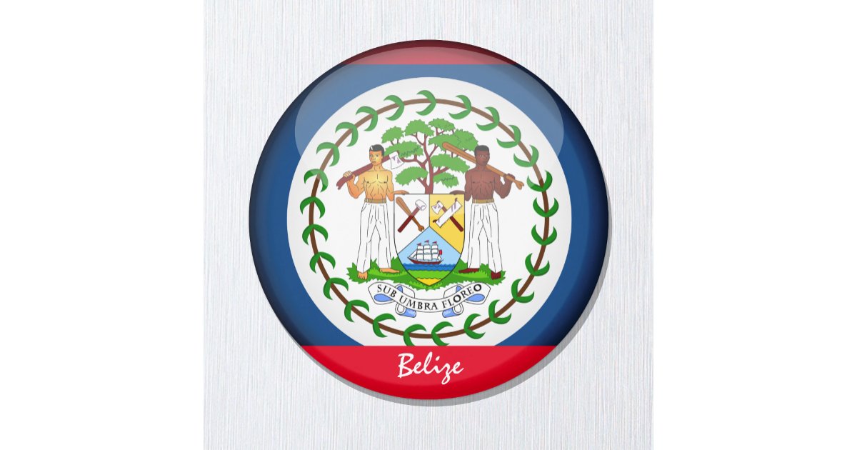 Belize flag & America - travel/sports fans Magnet | Zazzle