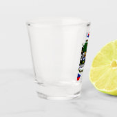 Belize Flag Map Shot Glass | Zazzle