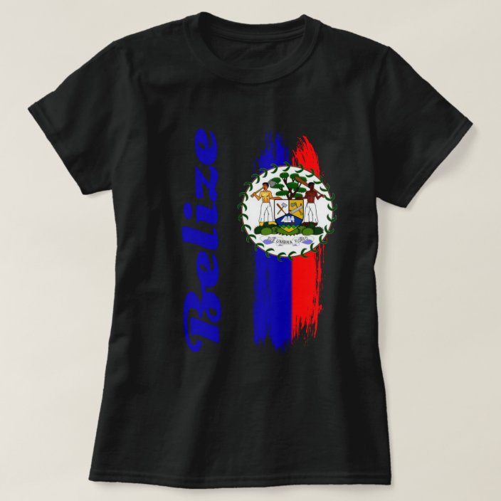 Belize Flag T-Shirt | Zazzle.com