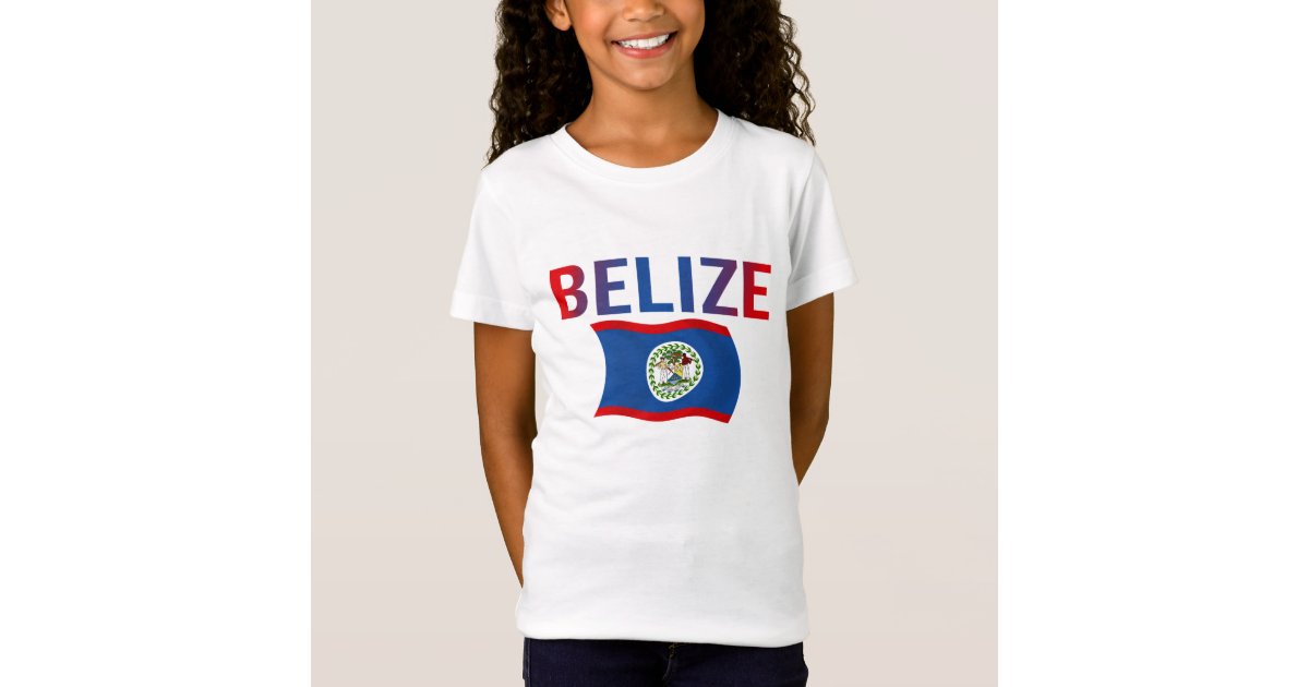 Belize Flag - Tri-Color T-Shirt | Zazzle
