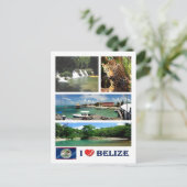 Belize - I Love - Postcard | Zazzle