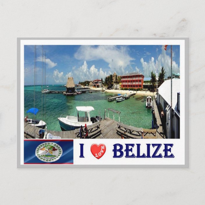 Belize - I Love - Postcard | Zazzle.com