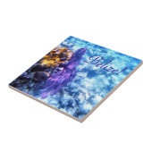 Belize! Purple Sea Fan Tile | Zazzle