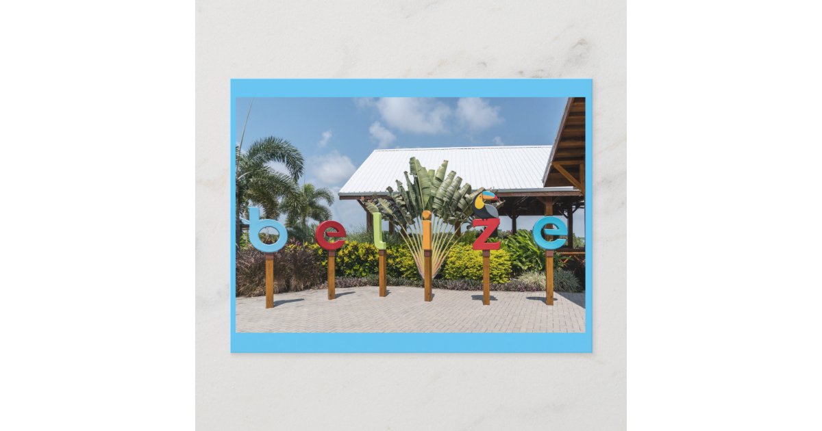 Belize Tourism Vacation Postcard | Zazzle