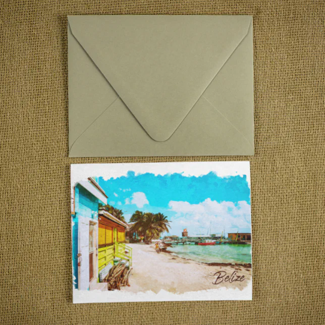 Belize Tropical Paradise Travel Postcard | Zazzle