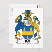 Bell Family Crest Postcard | Zazzle