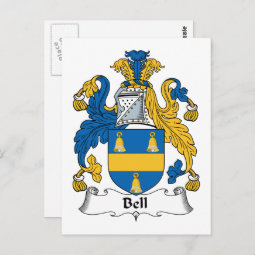 Bell Family Crest Postcard | Zazzle