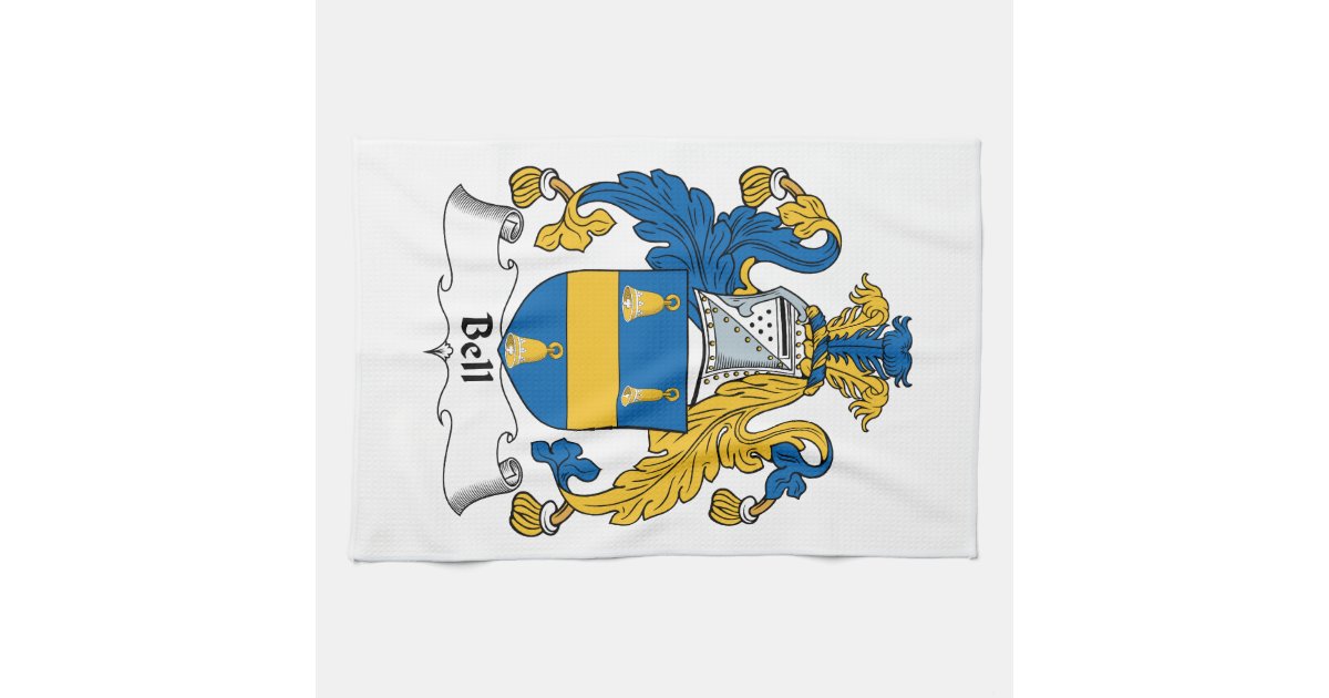 Bell Family Crest Towel | Zazzle
