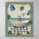 Bell Flower Bath Poster | Zazzle