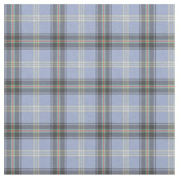 Clan Bell Tartan Fabric | Zazzle