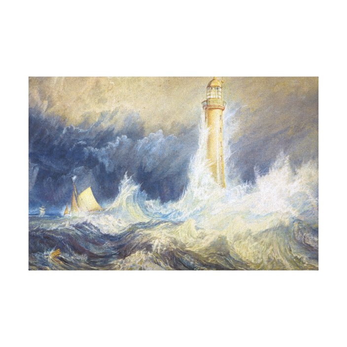 Bell Rock Lighthouse Joseph Mallord William Turner Canvas Print ...