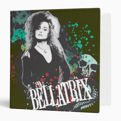 Bellatrix Lestrange Graphic Logo Binder | Zazzle