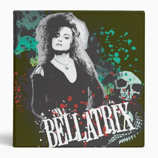 Bellatrix Lestrange Graphic Logo Binder | Zazzle
