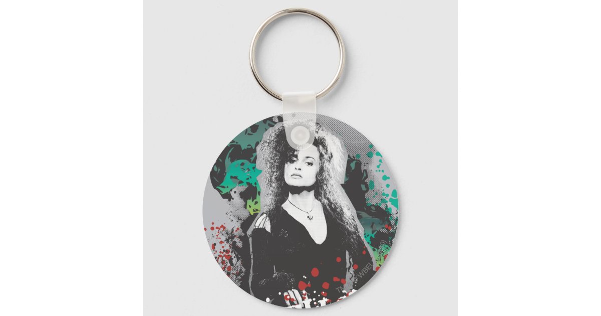 Bellatrix Lestrange Graphic Logo Keychain | Zazzle