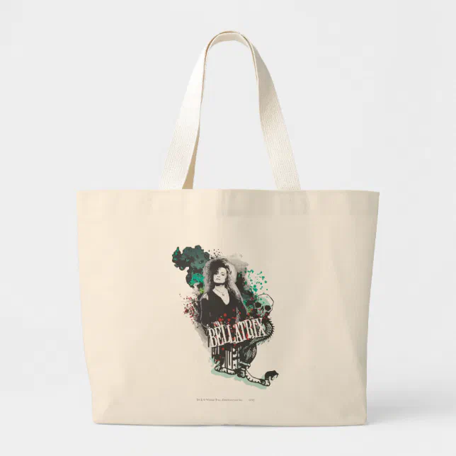 Bellatrix Lestrange Graphic Logo Large Tote Bag | Zazzle