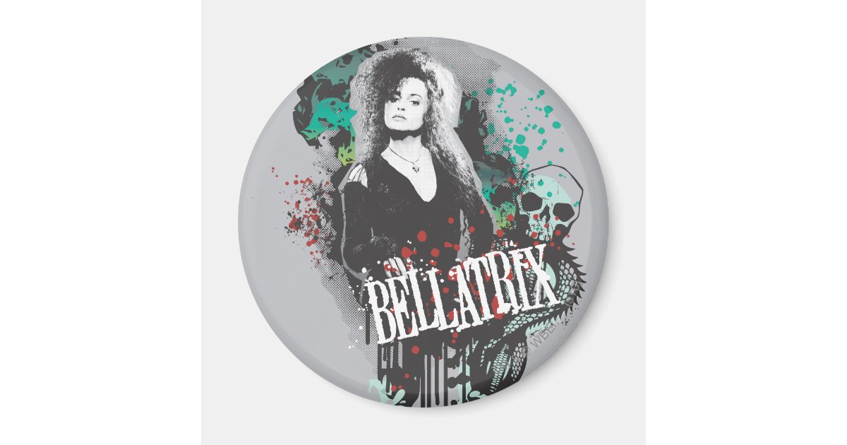 Bellatrix Lestrange Graphic Logo Magnet | Zazzle